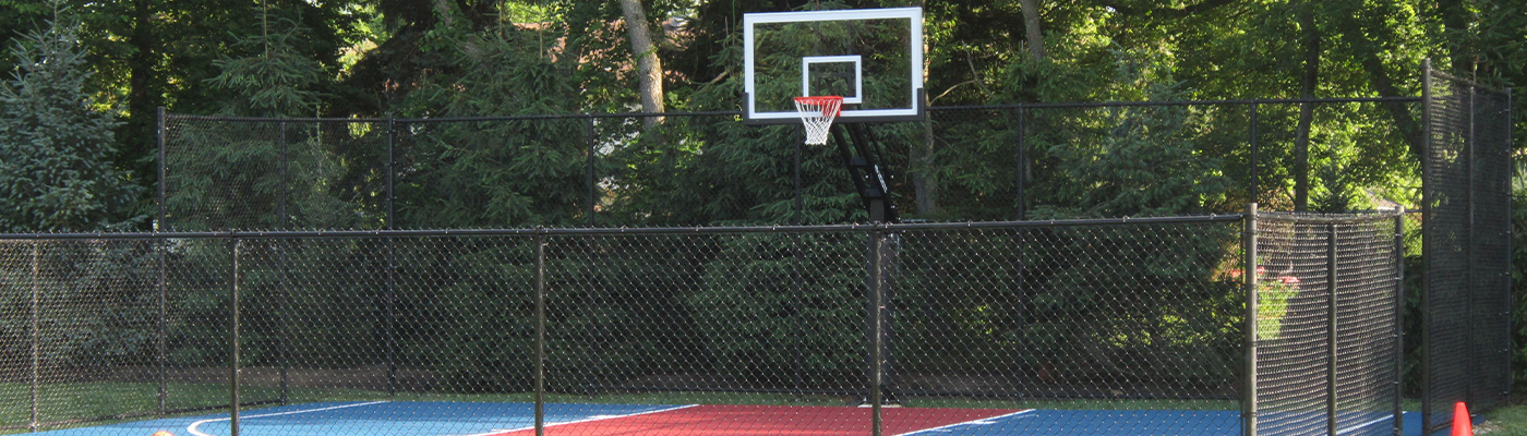 Basketball Court Fence - Burlington Fence Ltd.